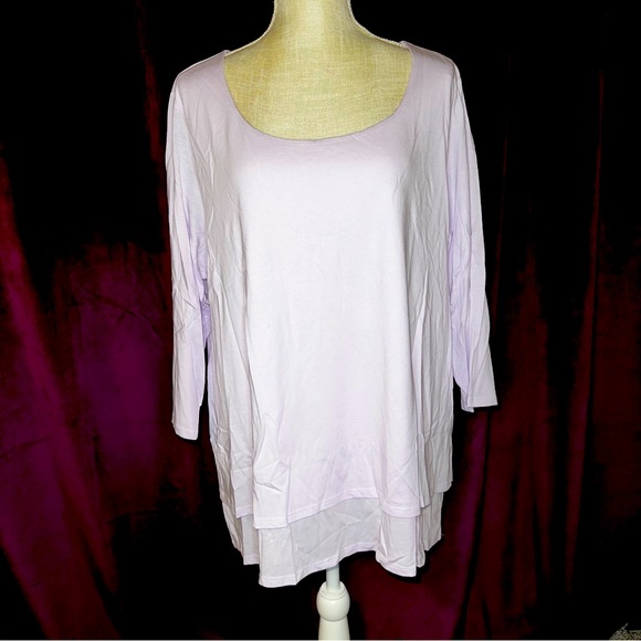 J. Jill | Tops | Pale Lilac Tunic 2x | Poshmark